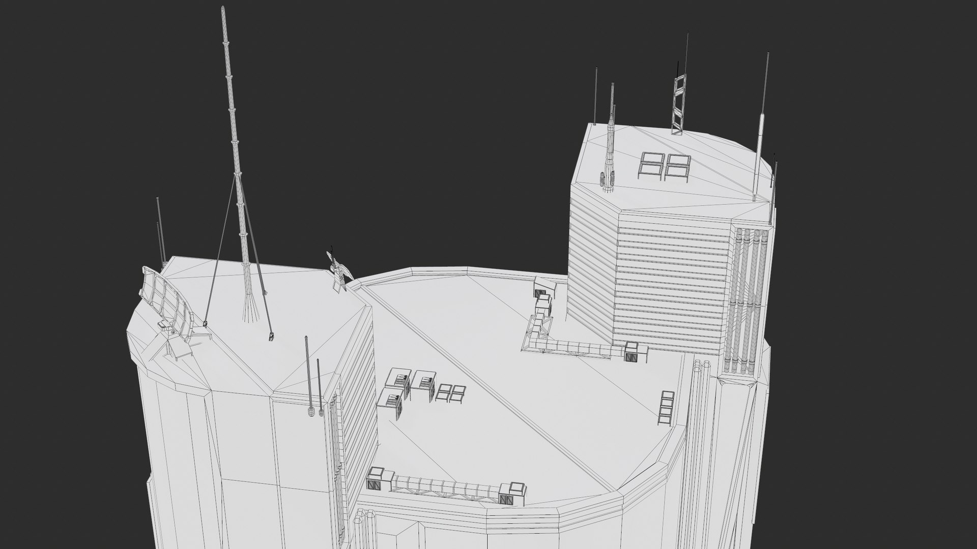 Sci-Fi Futuristic Skyscraper PBR 08 3D model - TurboSquid 1791979