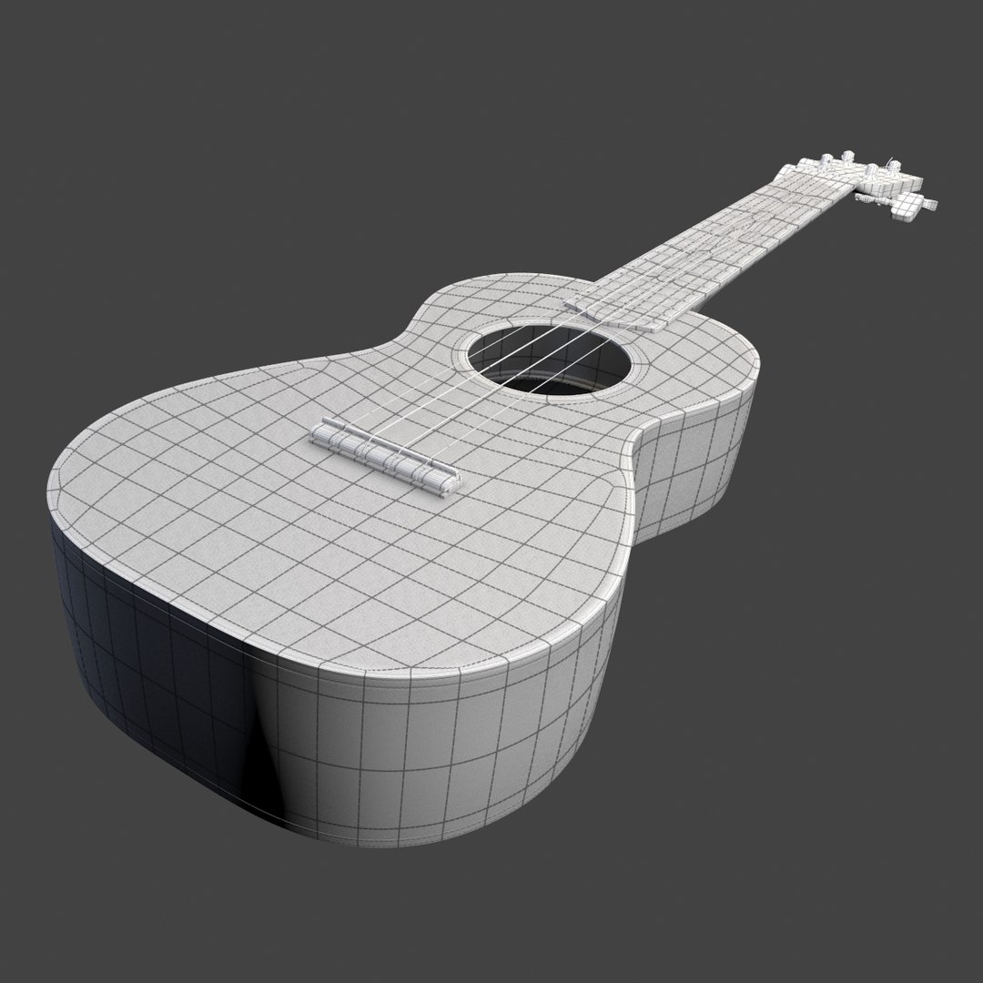 Guitar Strings 3d Model