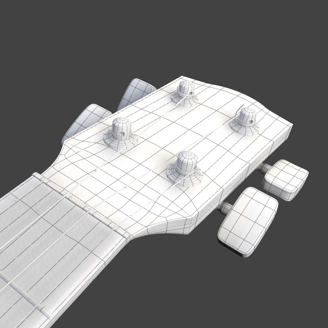 Guitar Strings 3d Model