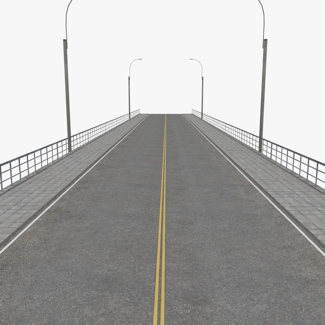 Road Highways Sample Scene 3d 3ds