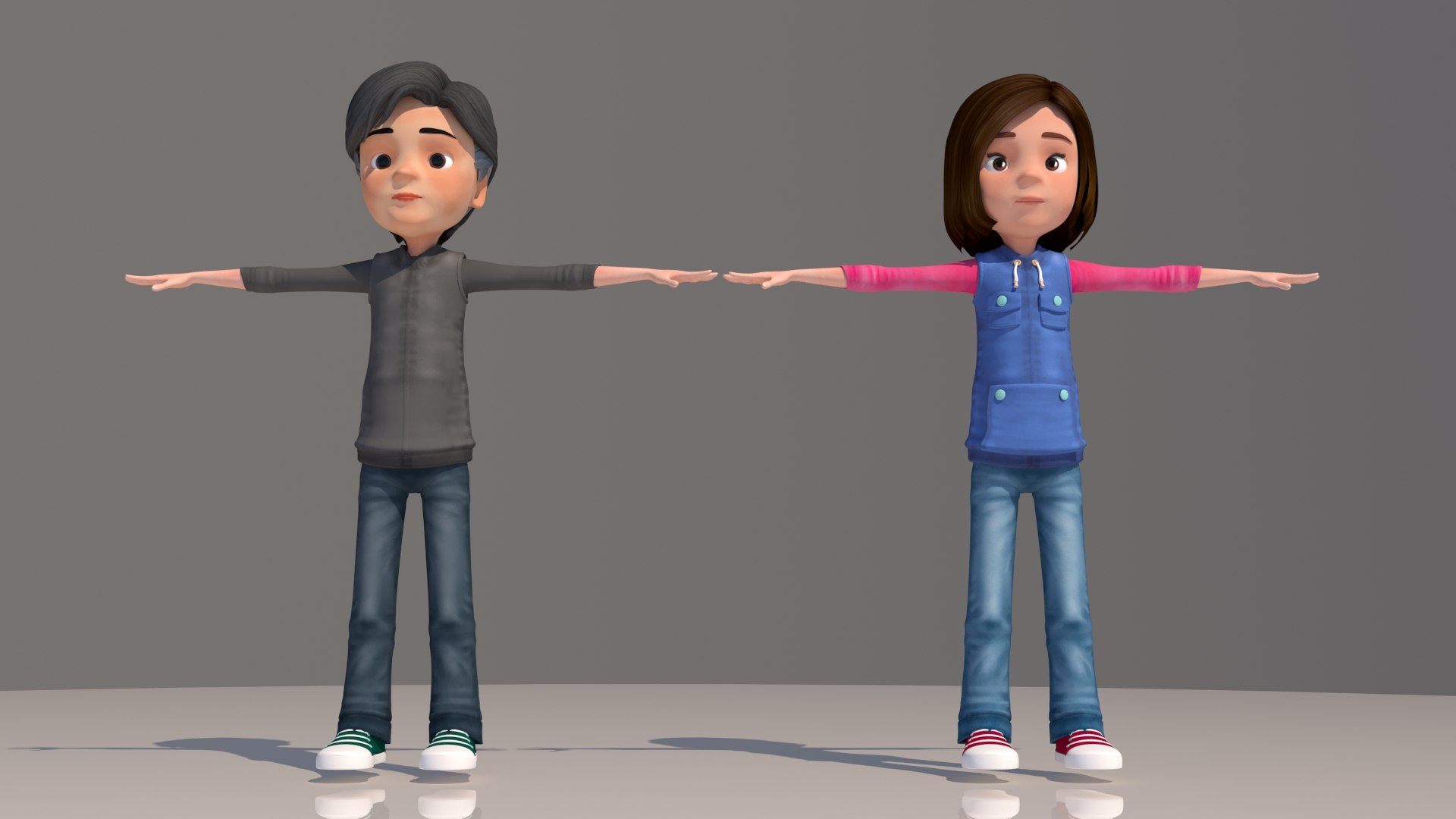 Boy cartoon 3D - TurboSquid 1297322