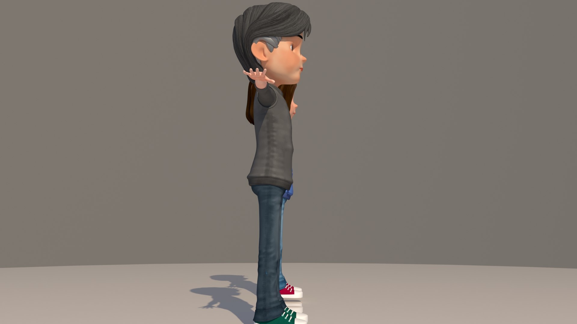 Boy cartoon 3D - TurboSquid 1297322
