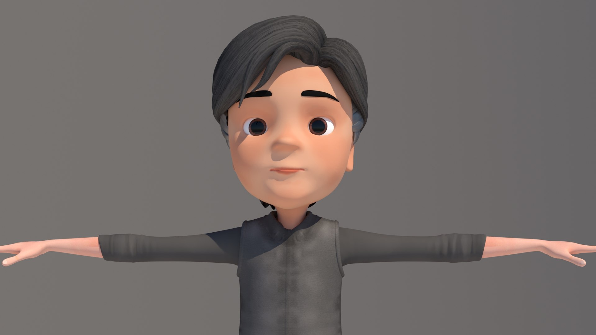 Boy cartoon 3D - TurboSquid 1297322