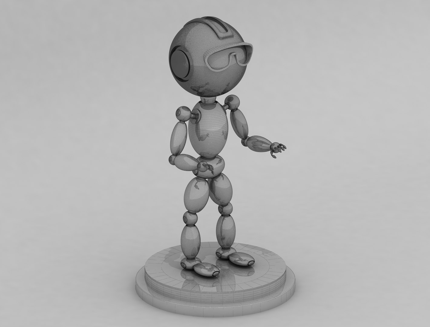 Robot Bot 3D Model - TurboSquid 1315401