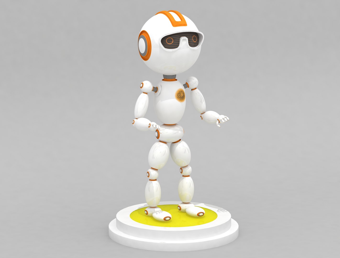 Robot Bot 3D Model - TurboSquid 1315401