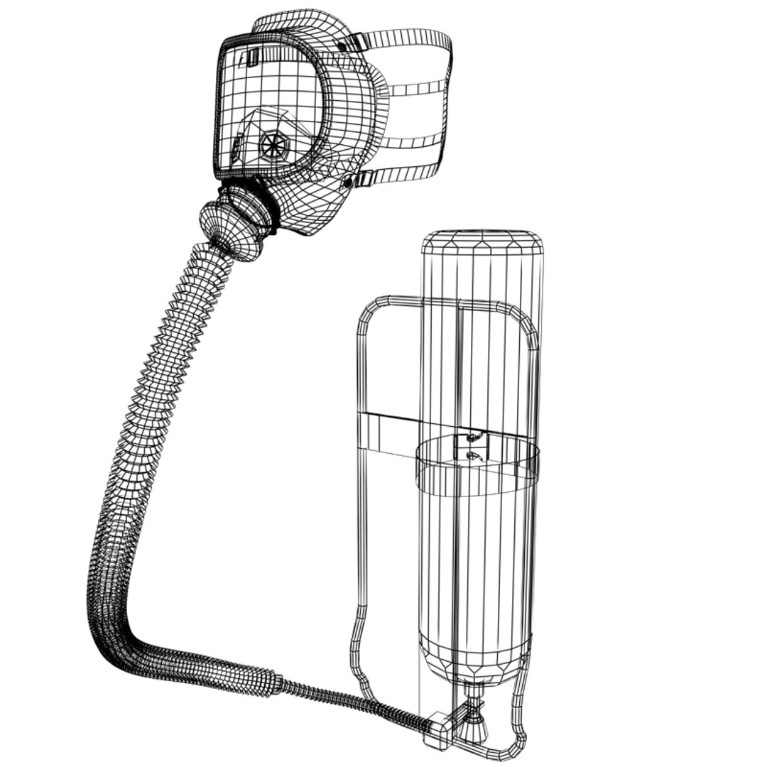 3d Model Breathing Apparatus