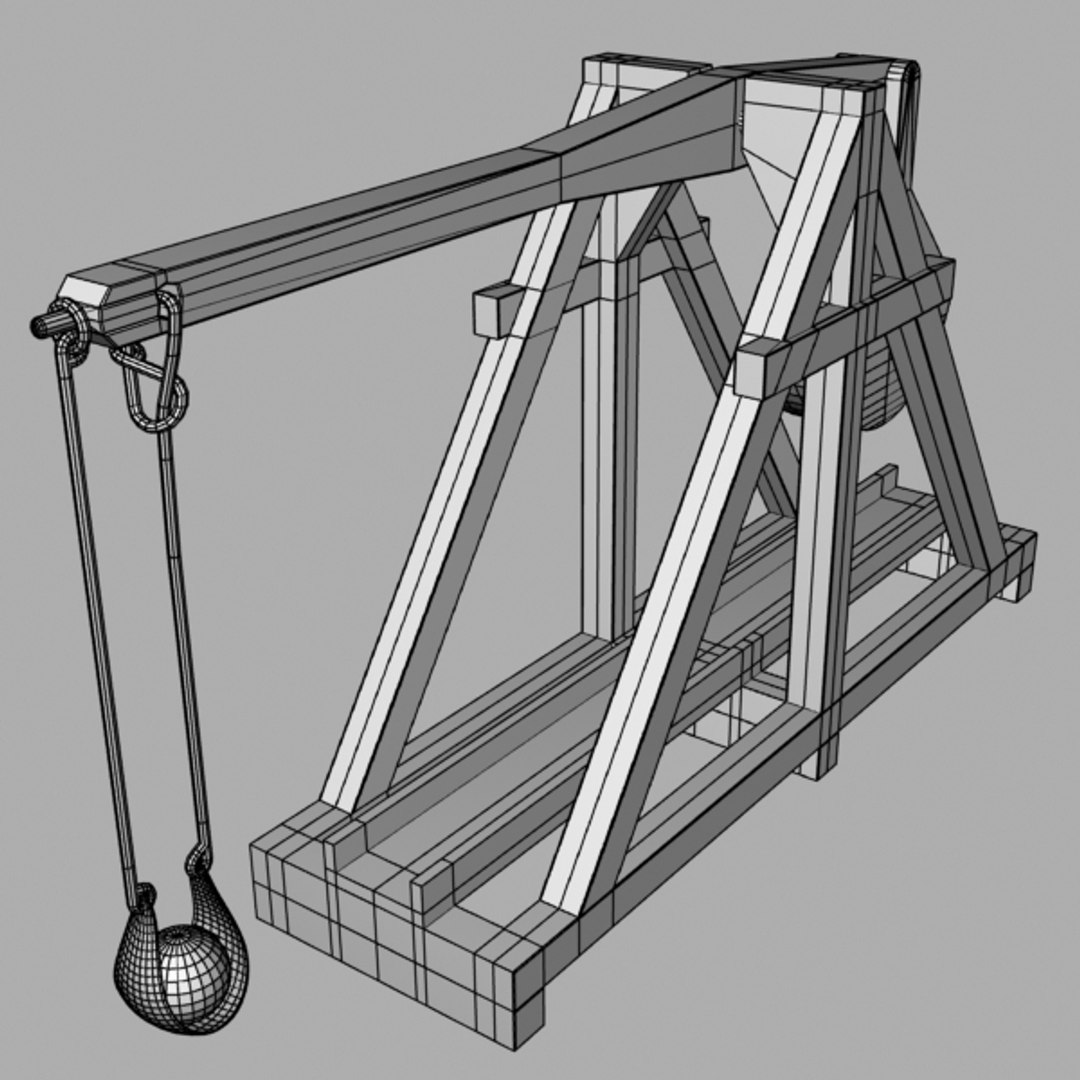 3d Trebuchet Model
