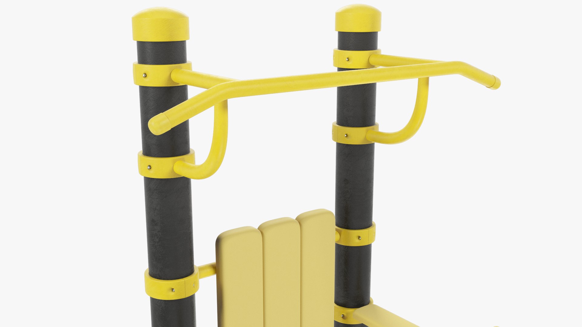 3D Street Workout Equipment V4 Model - TurboSquid 2082551