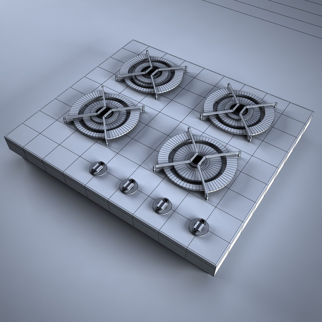 Cooktop - 3d Max