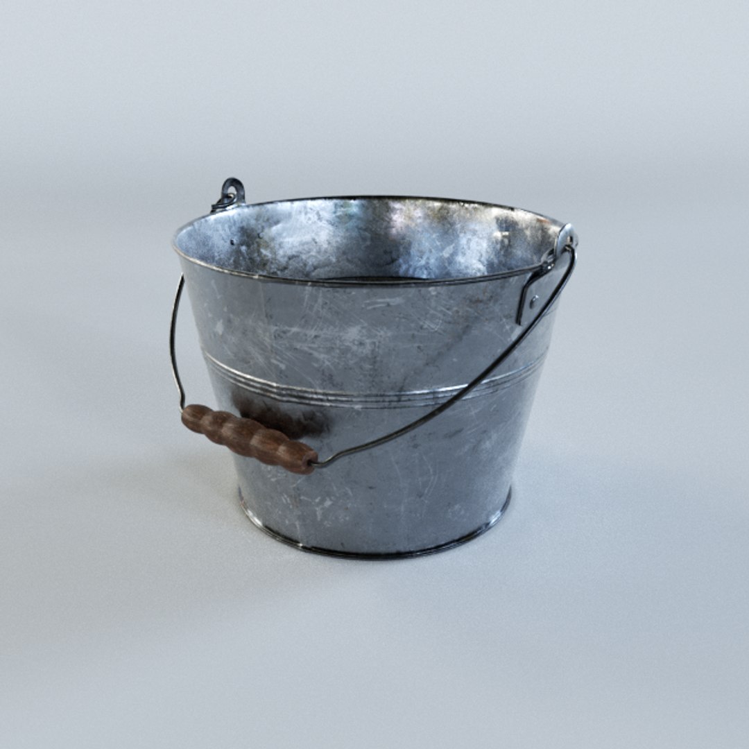 3D Tin Bucket - TurboSquid 1258683