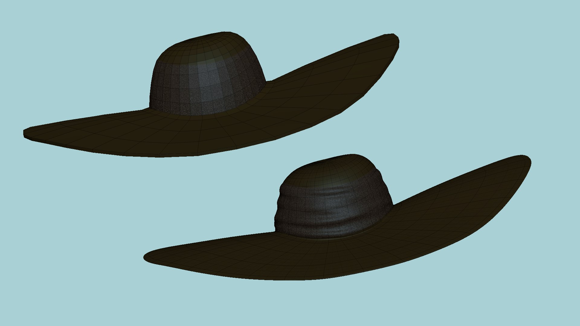 Lady Dimitrescu Hat - Color 01 - Character Design Fashion 3D Model ...