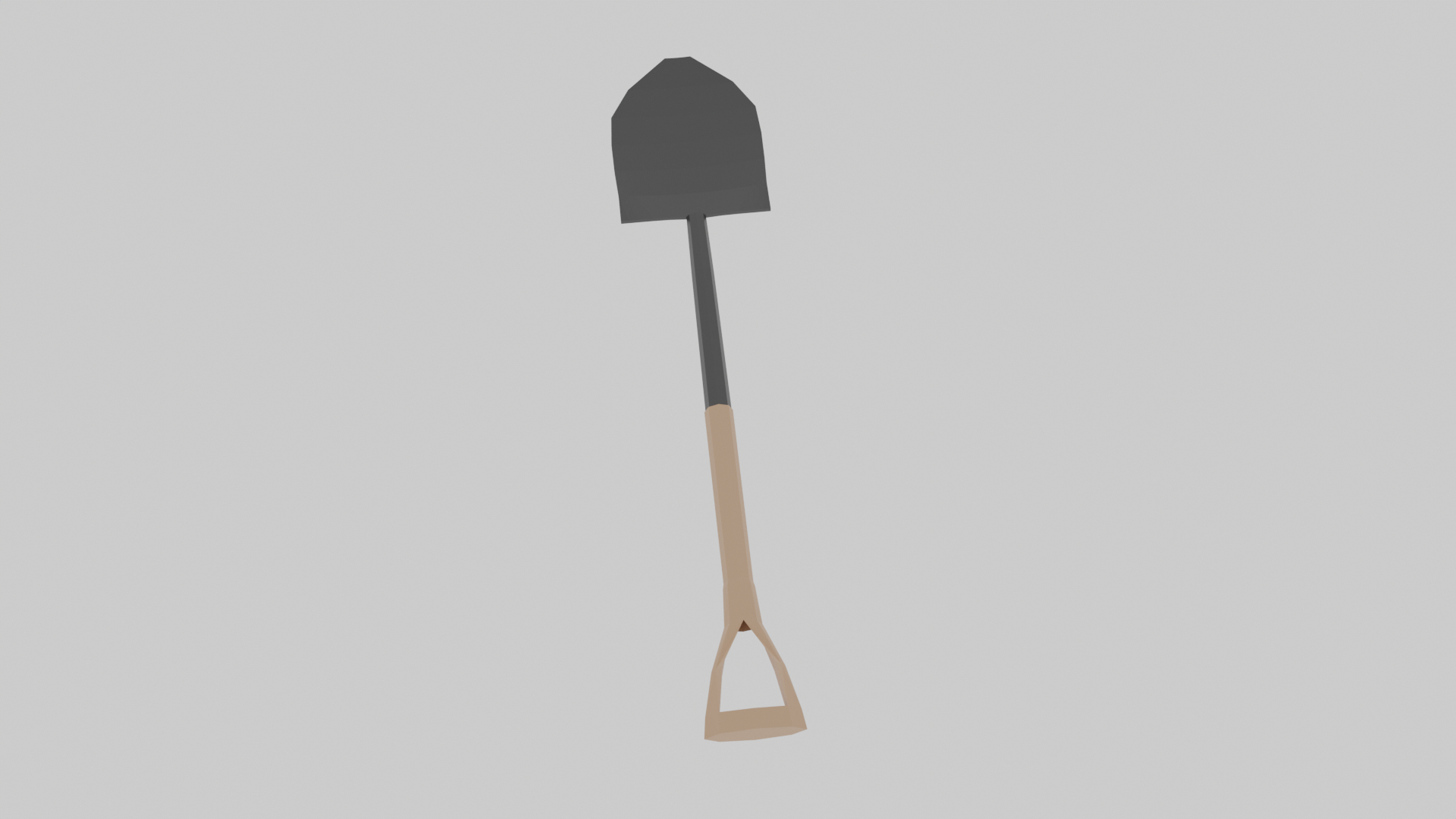 Low Poly Shovel 3D - TurboSquid 1805432