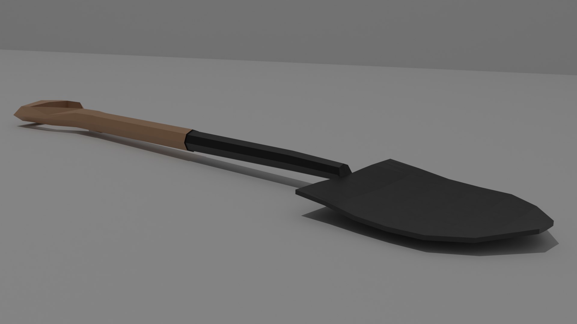 Low Poly Shovel 3D - TurboSquid 1805432