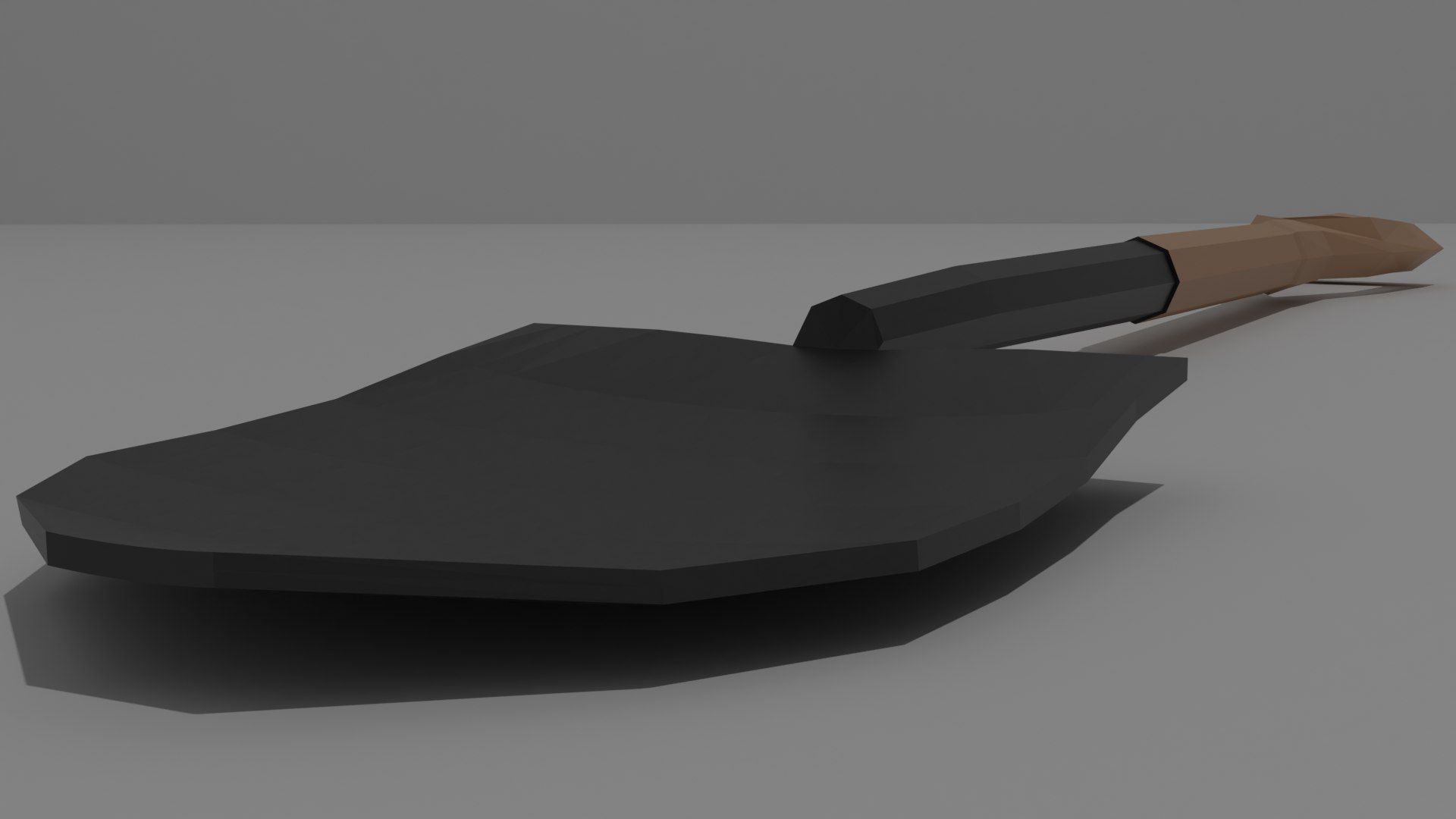 Low Poly Shovel 3D - TurboSquid 1805432