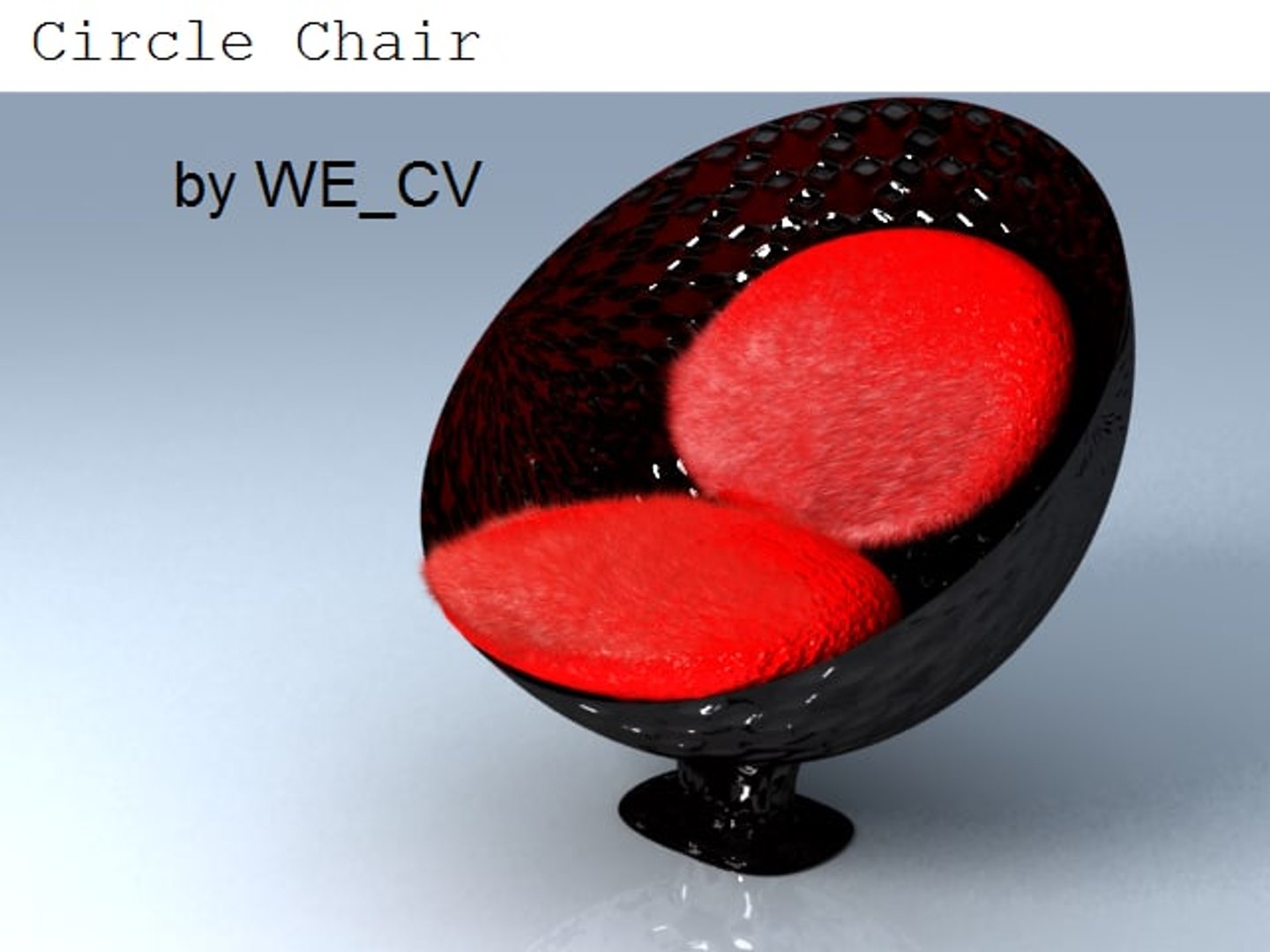 Free Circle Chair 3d Model