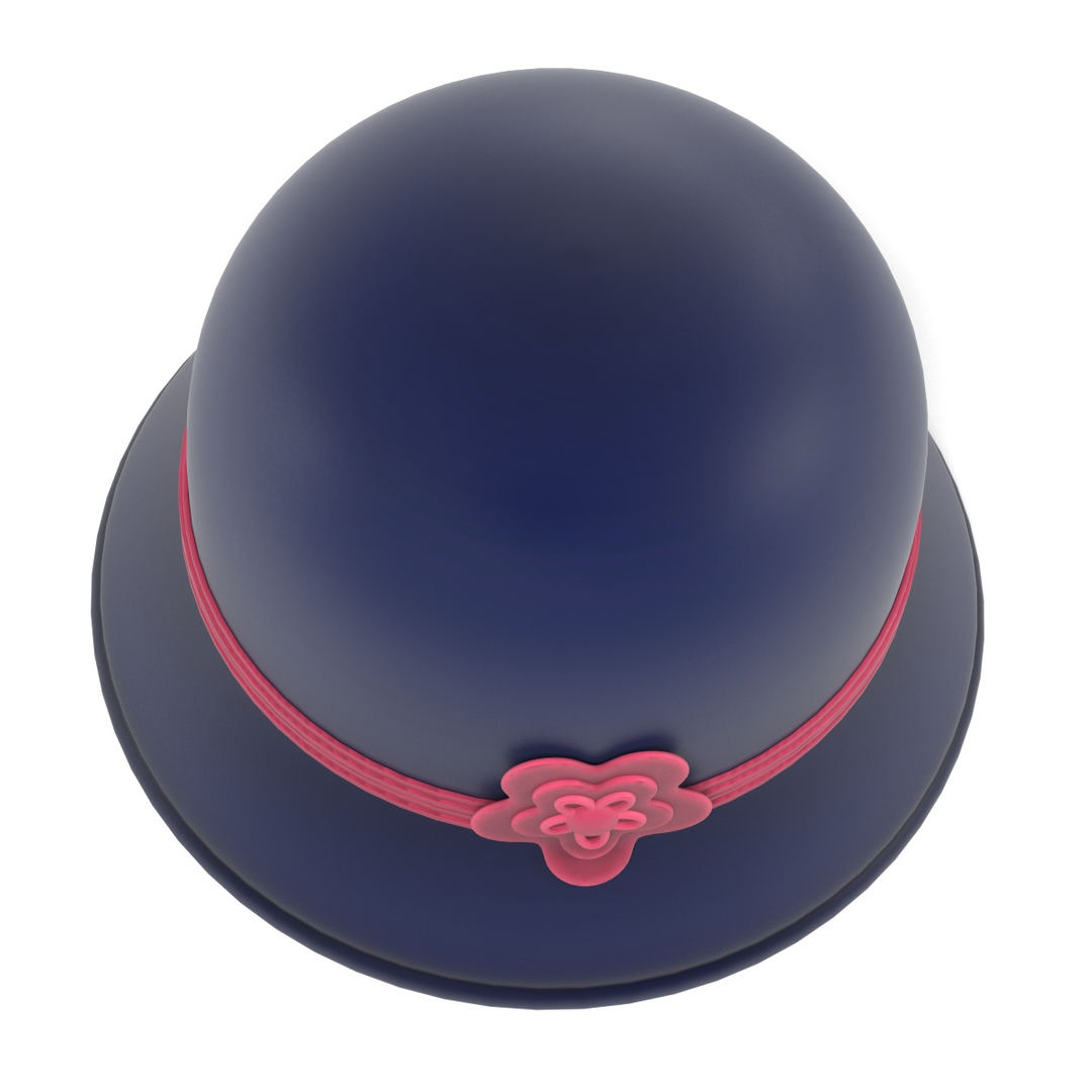 3d cloche hat model