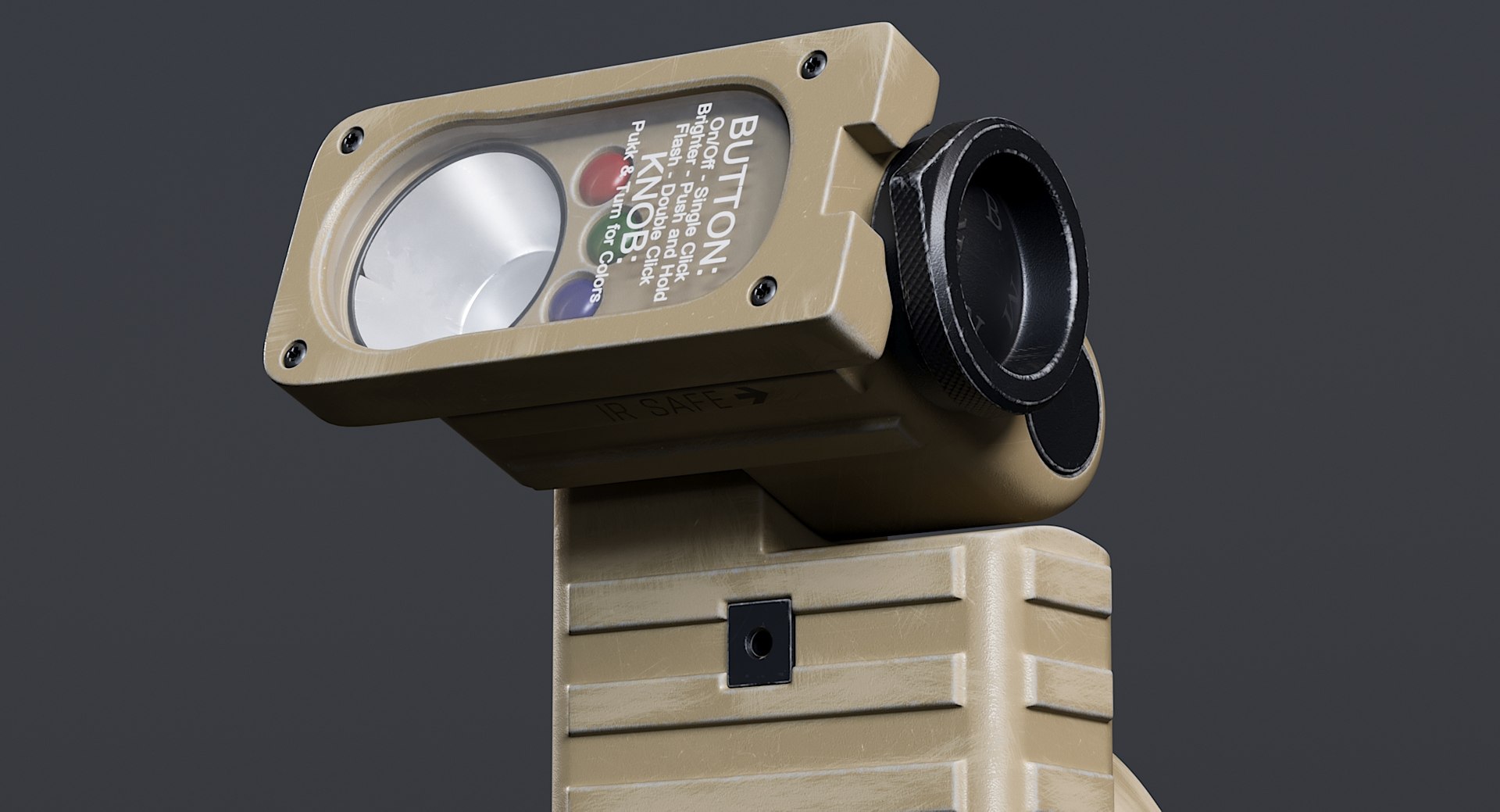 Streamlight sidewinder c4 tan 3D model - TurboSquid 1384250