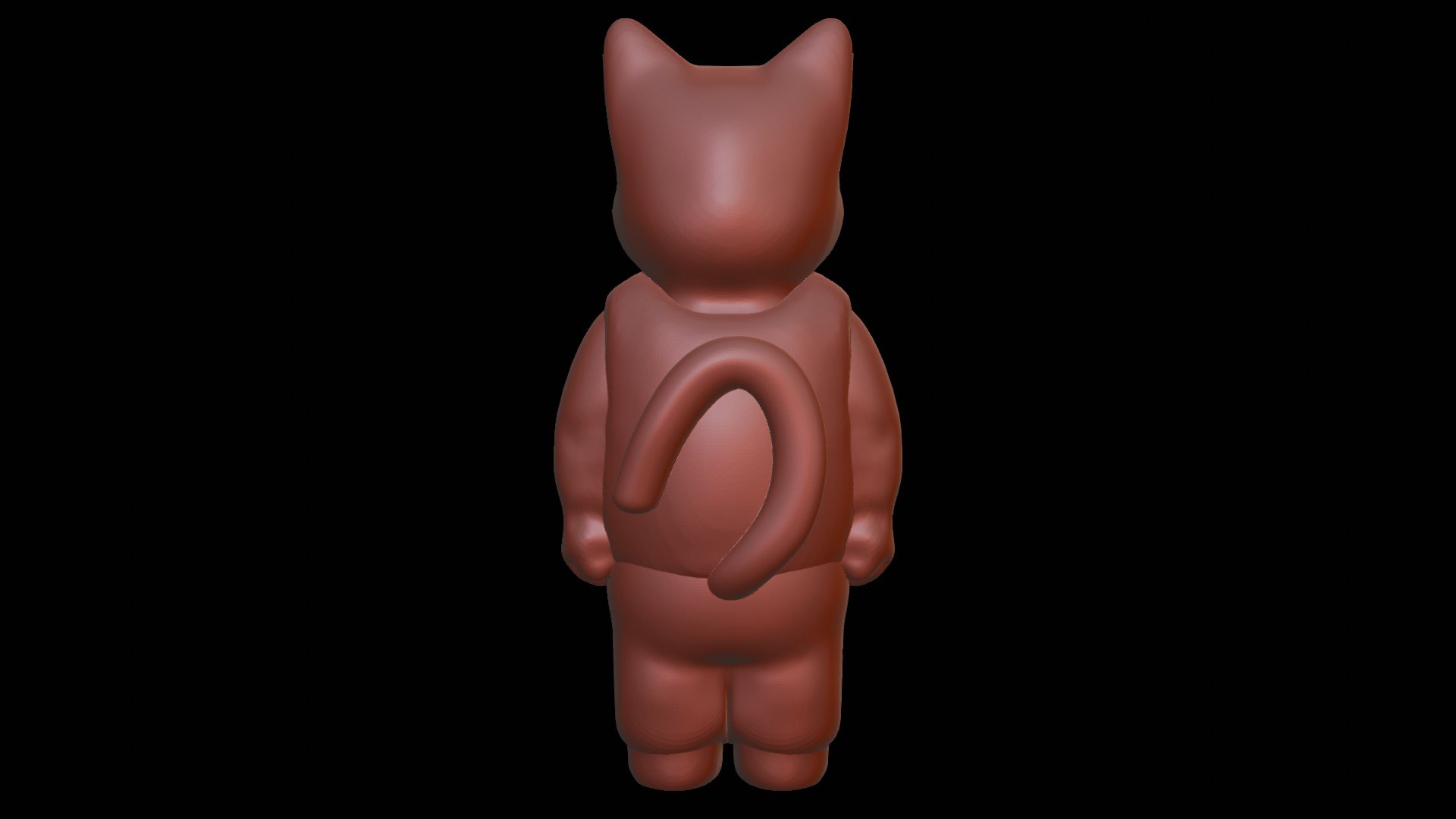 3D Cartoon Angry Kitty Boy model - TurboSquid 2080425
