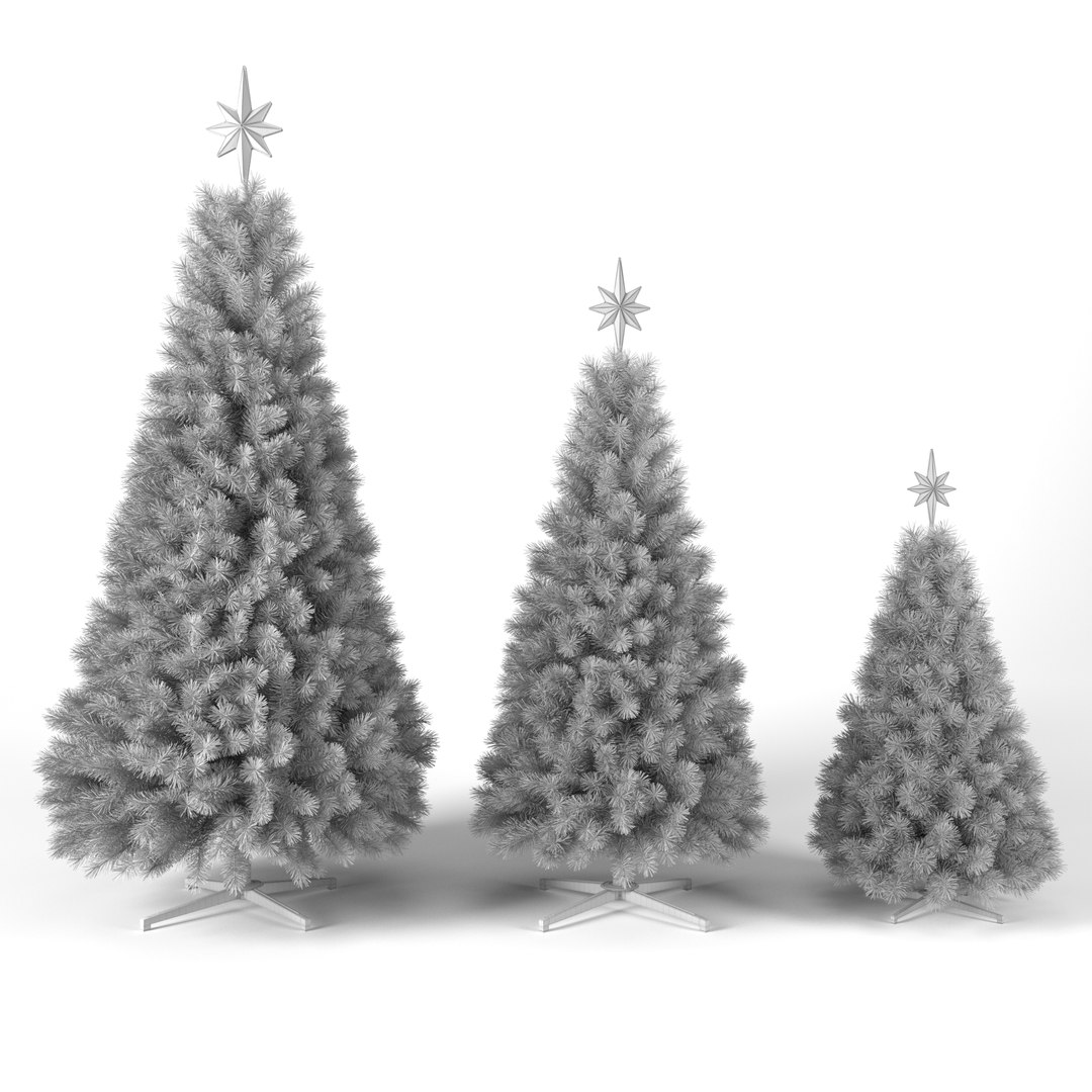 3D Christmas Tree With Animated Lights - Set 1 - TurboSquid 1826459