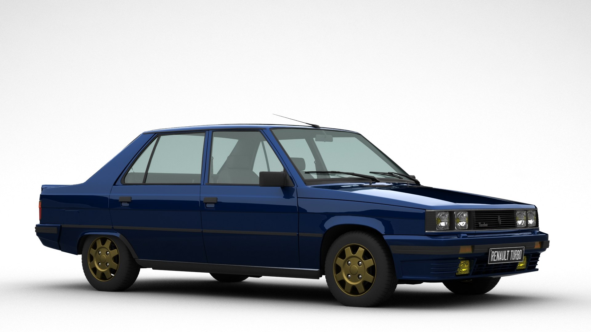 3D Renault 9 Turbo 1985 - TurboSquid 2010994