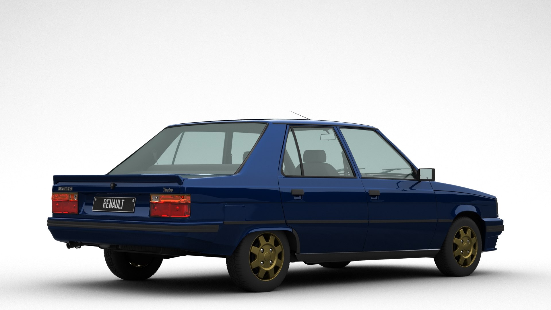 3D Renault 9 Turbo 1985 - TurboSquid 2010994