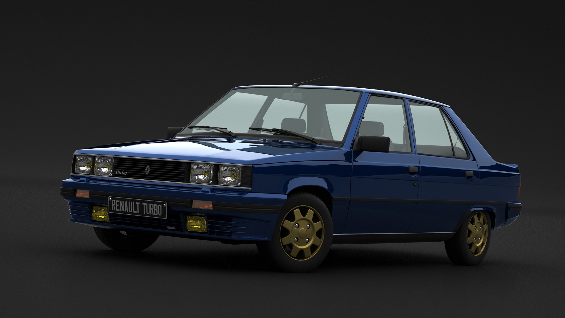 modelo 3d Renault 9 Turbo 1985 - TurboSquid 2010994