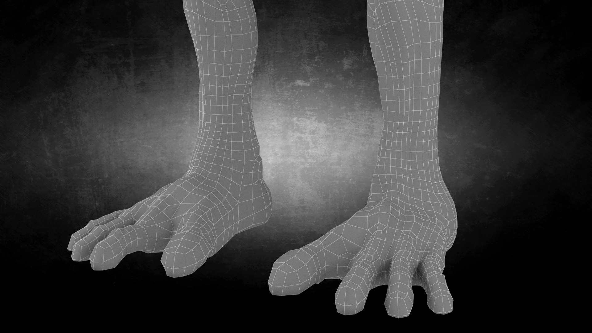 3D model Humanoid Alien Creature Base Mesh - TurboSquid 2116800