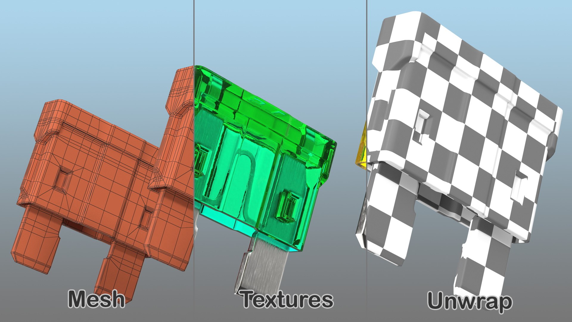 Car Safety Fuse 3D Model - TurboSquid 1451509