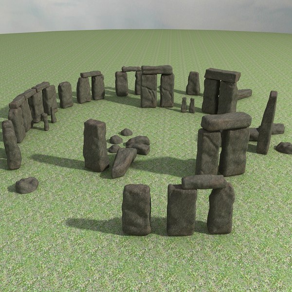 3d model stonehenge world wonders