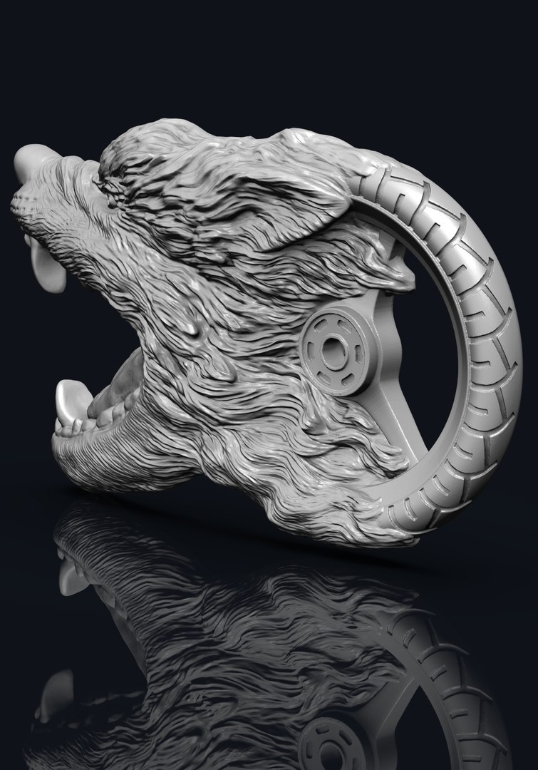 3D Buckle Wolf Bike - TurboSquid 1983746