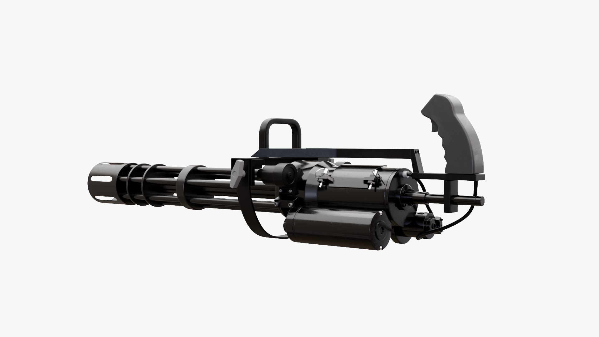 3D Minigun A134 Model - TurboSquid 1984871