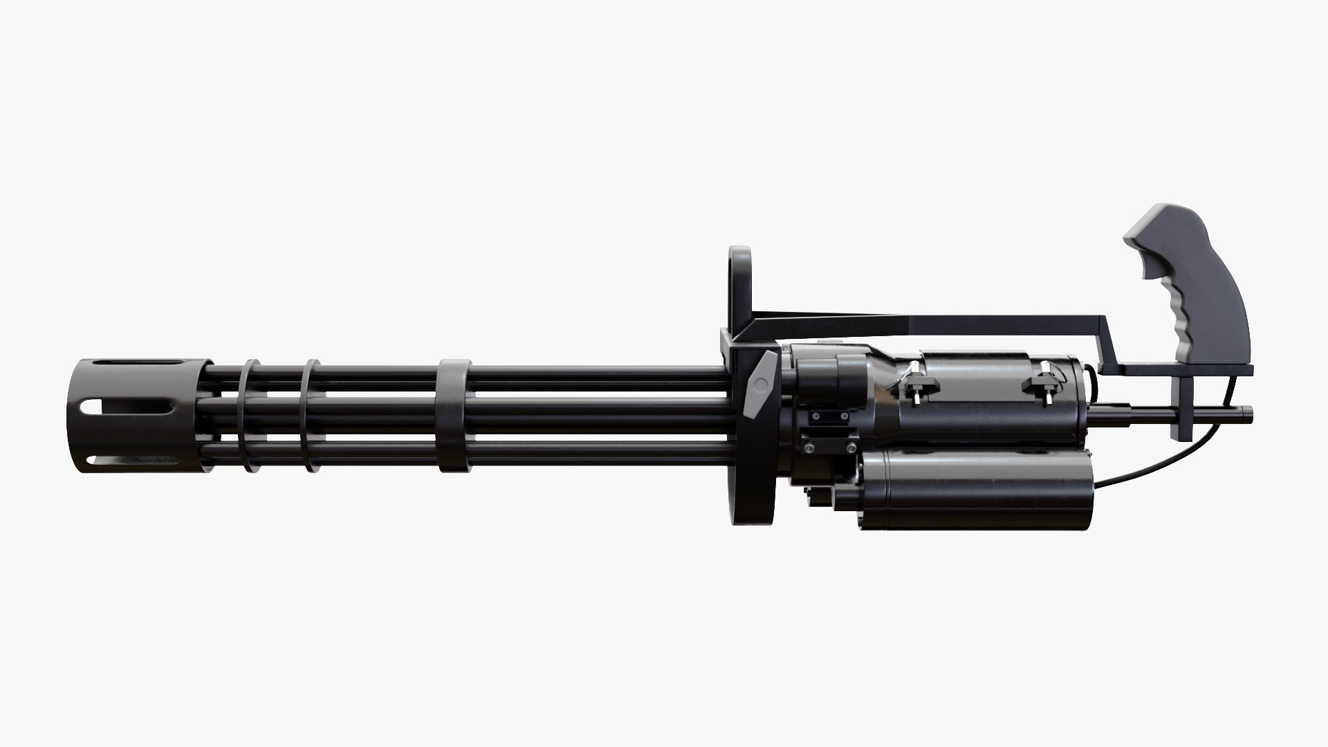 3D Minigun A134 Model - TurboSquid 1984871