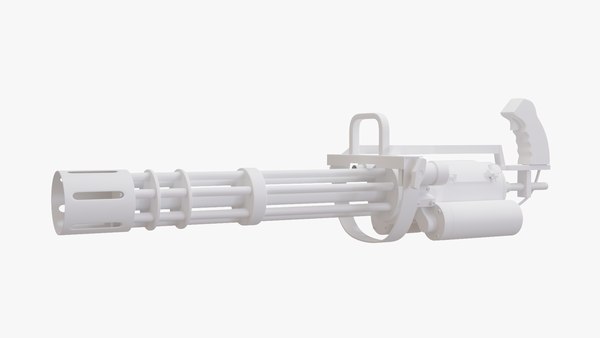 3D Minigun A134 model - TurboSquid 1984871