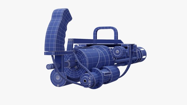 3D Minigun A134 model - TurboSquid 1984871