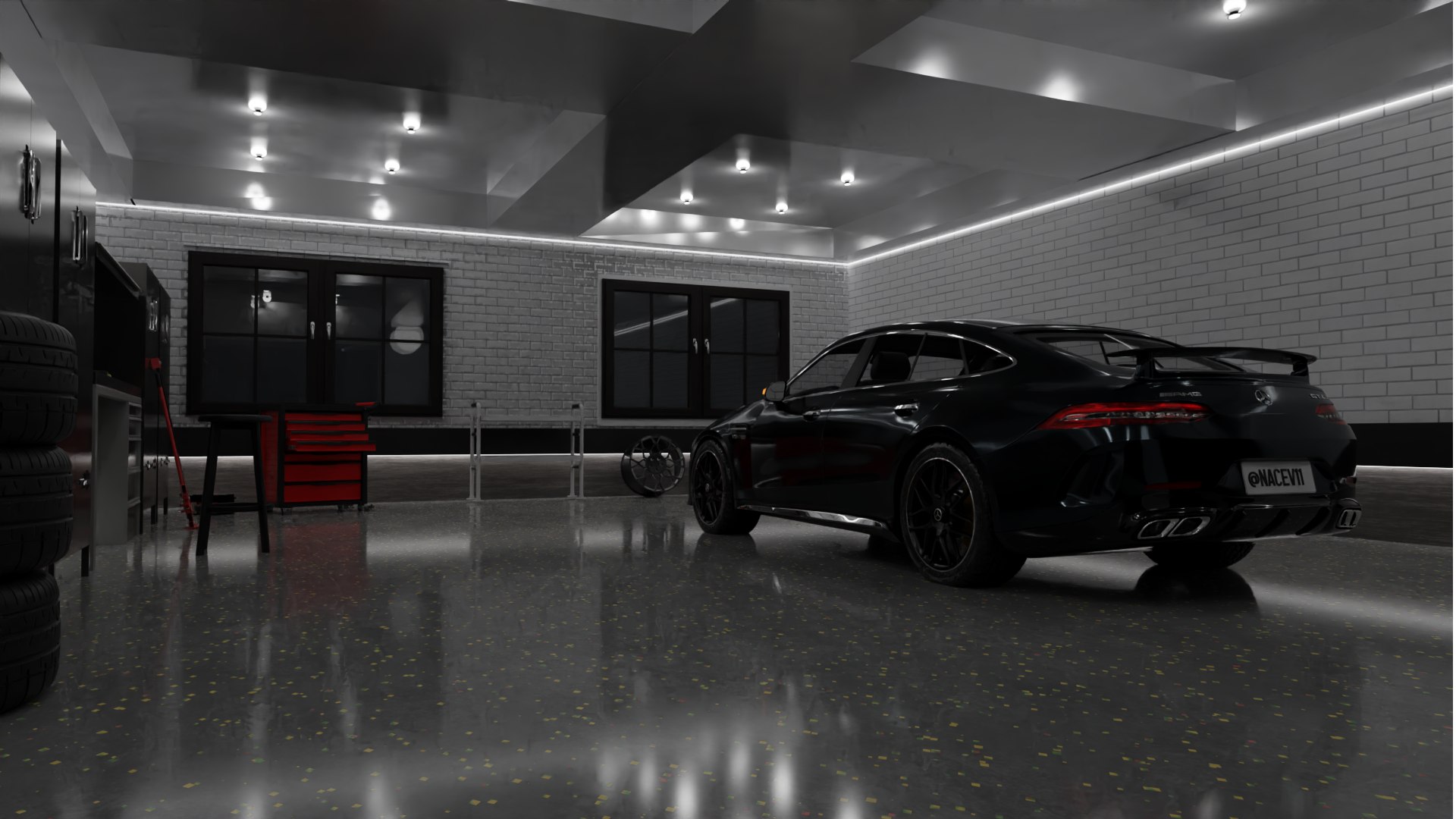 Modern Garage 3D Model - TurboSquid 2188027
