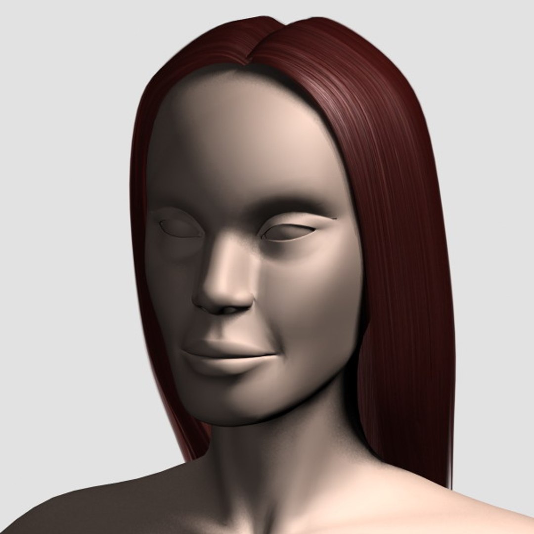 Hair Character Mesh Max