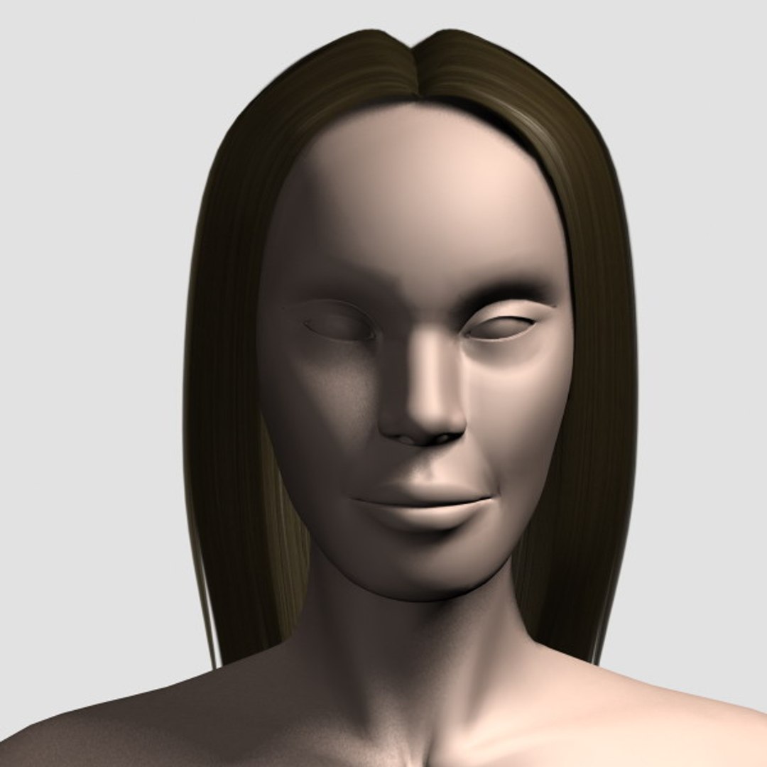 Hair Character Mesh Max