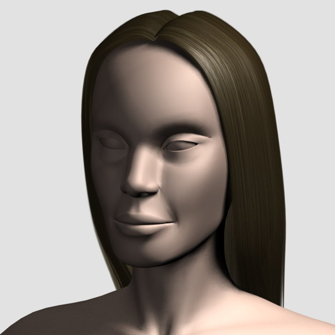 Hair Character Mesh Max
