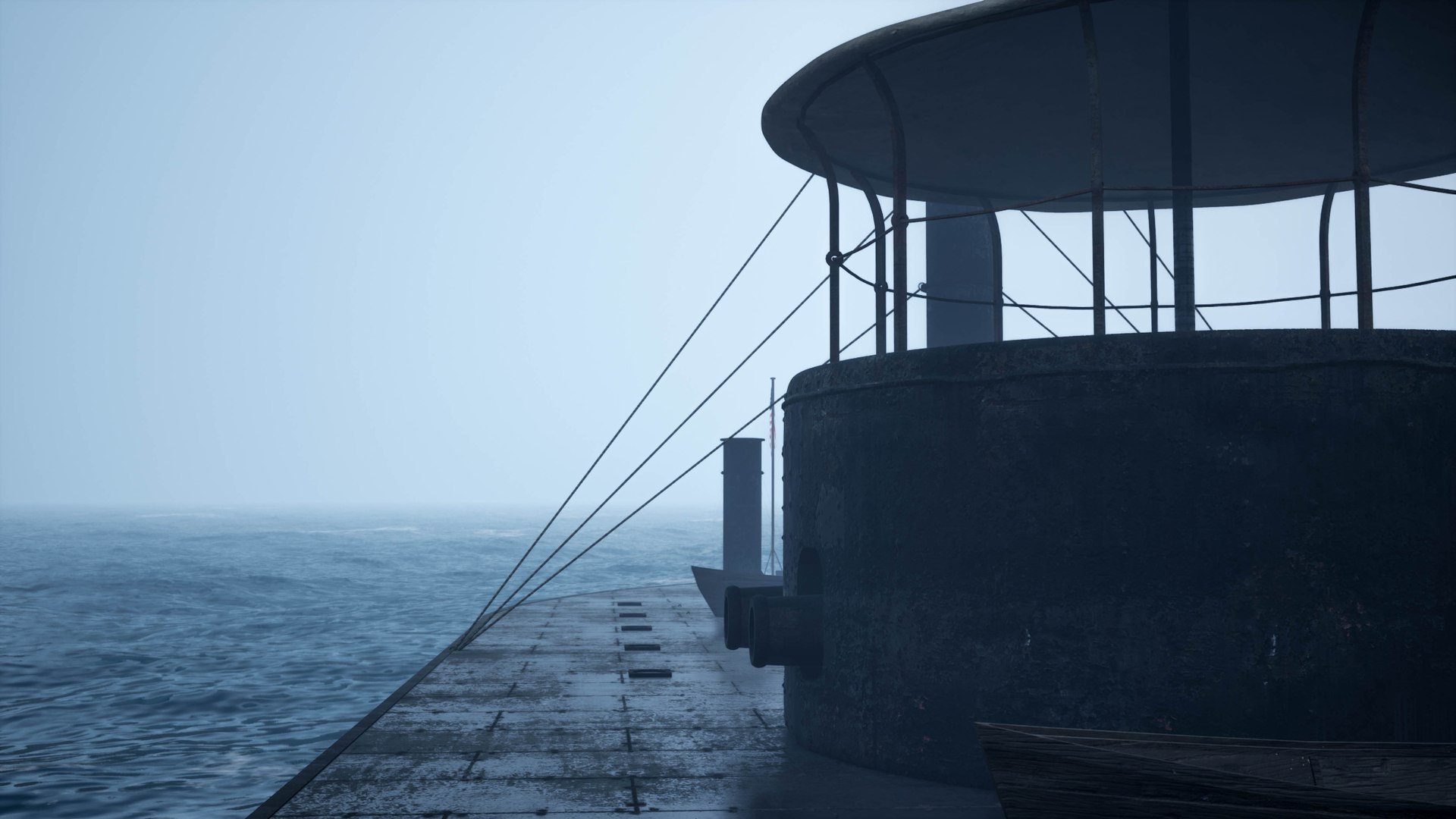 USS Monitor - Turreted Ironclad Warship 3D - TurboSquid 2231719