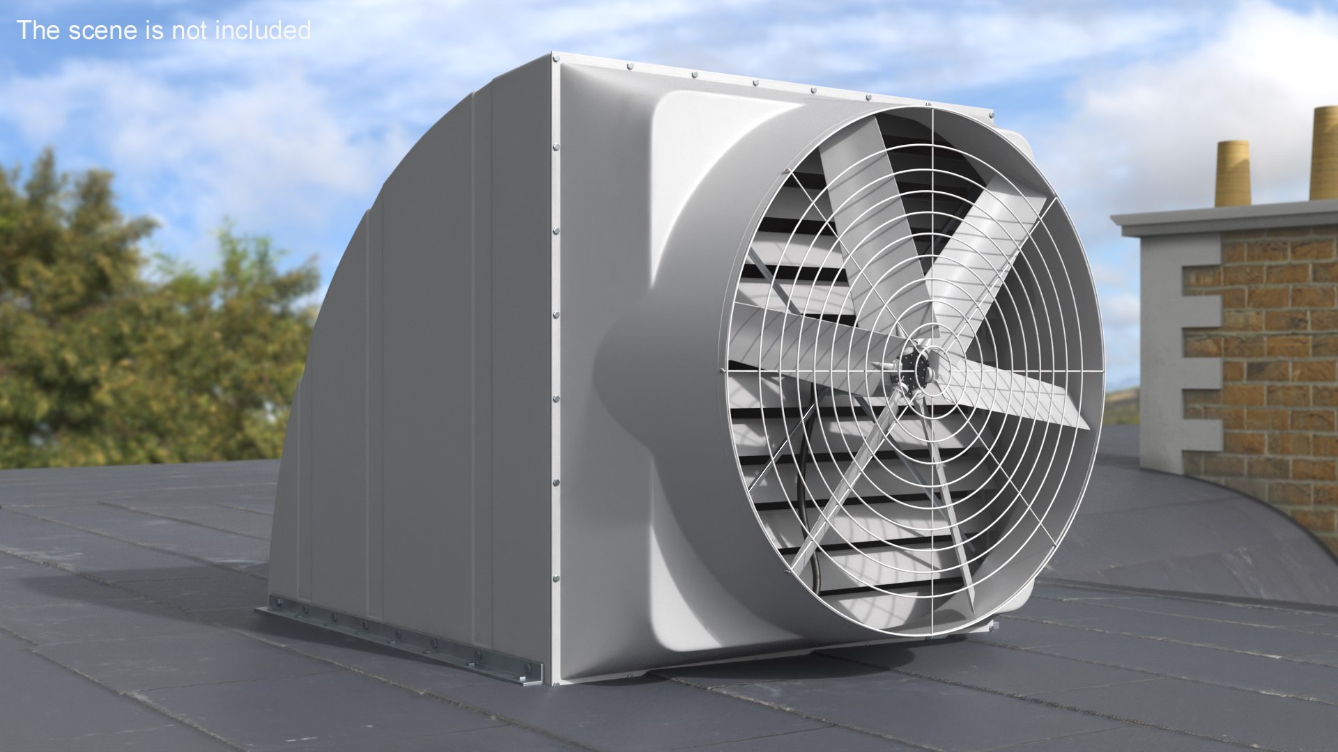 Roof Exhaust Ventilation Fan 3D Model - TurboSquid 2319848
