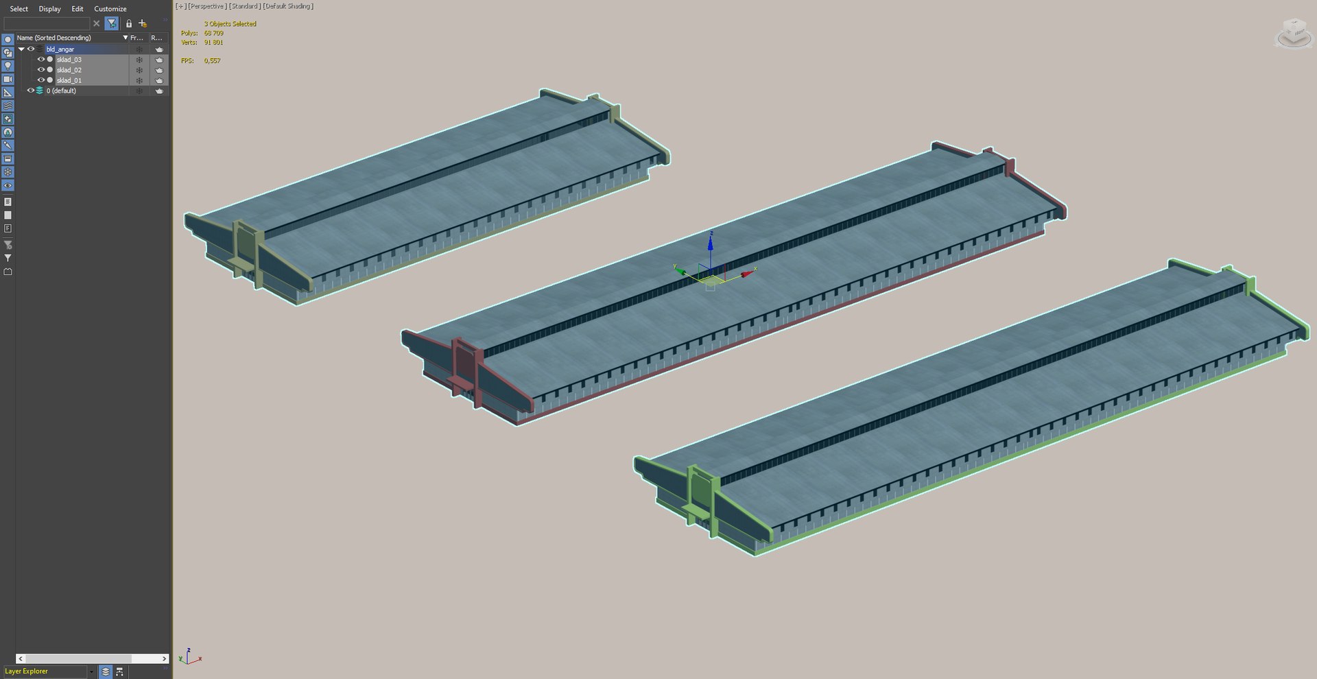 3D Industrial Warehouse 3d model Model - TurboSquid 1722593
