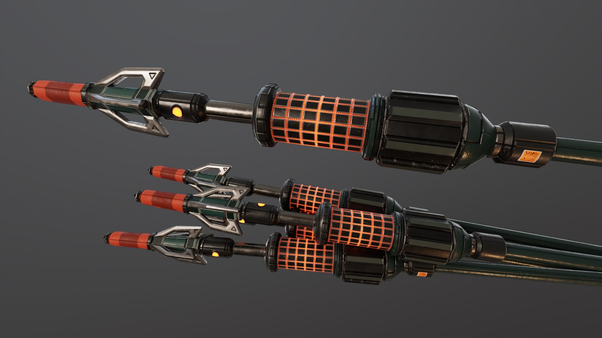 Sci-Fi Explosive Arrows 3D - TurboSquid 2279162