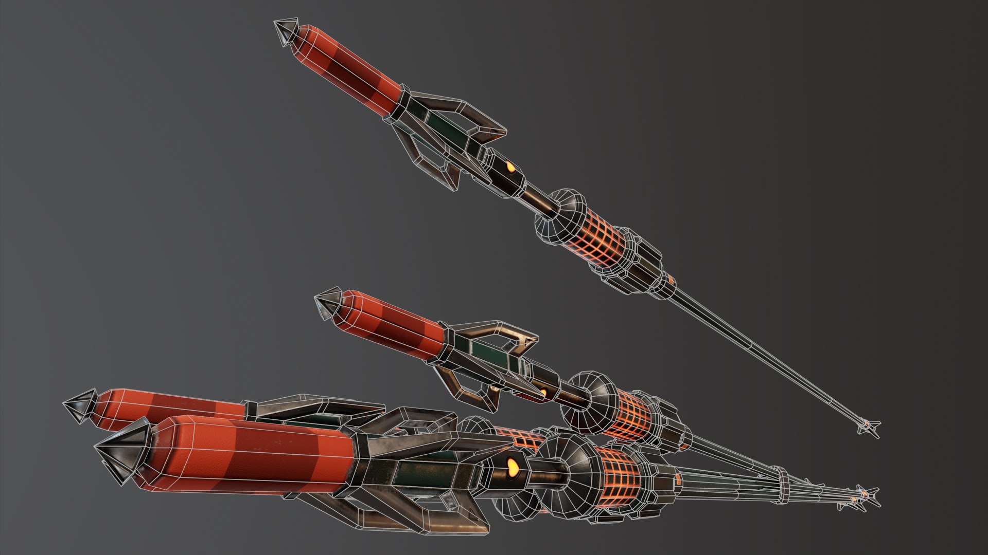 Sci-Fi Explosive Arrows 3D - TurboSquid 2279162