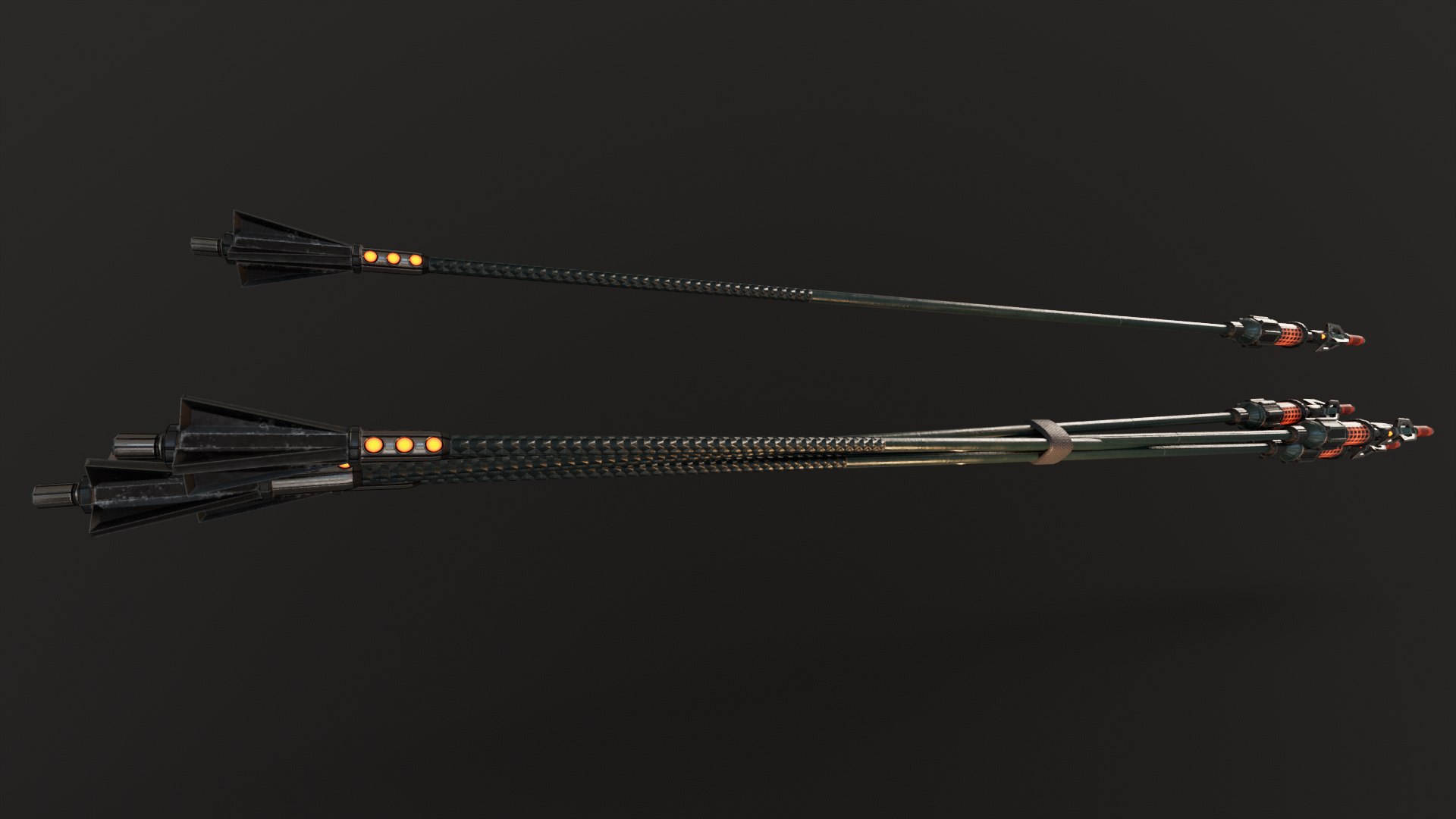 Sci-Fi Explosive Arrows 3D - TurboSquid 2279162