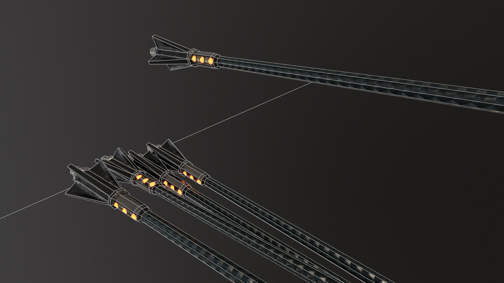 Sci-Fi Explosive Arrows 3D - TurboSquid 2279162