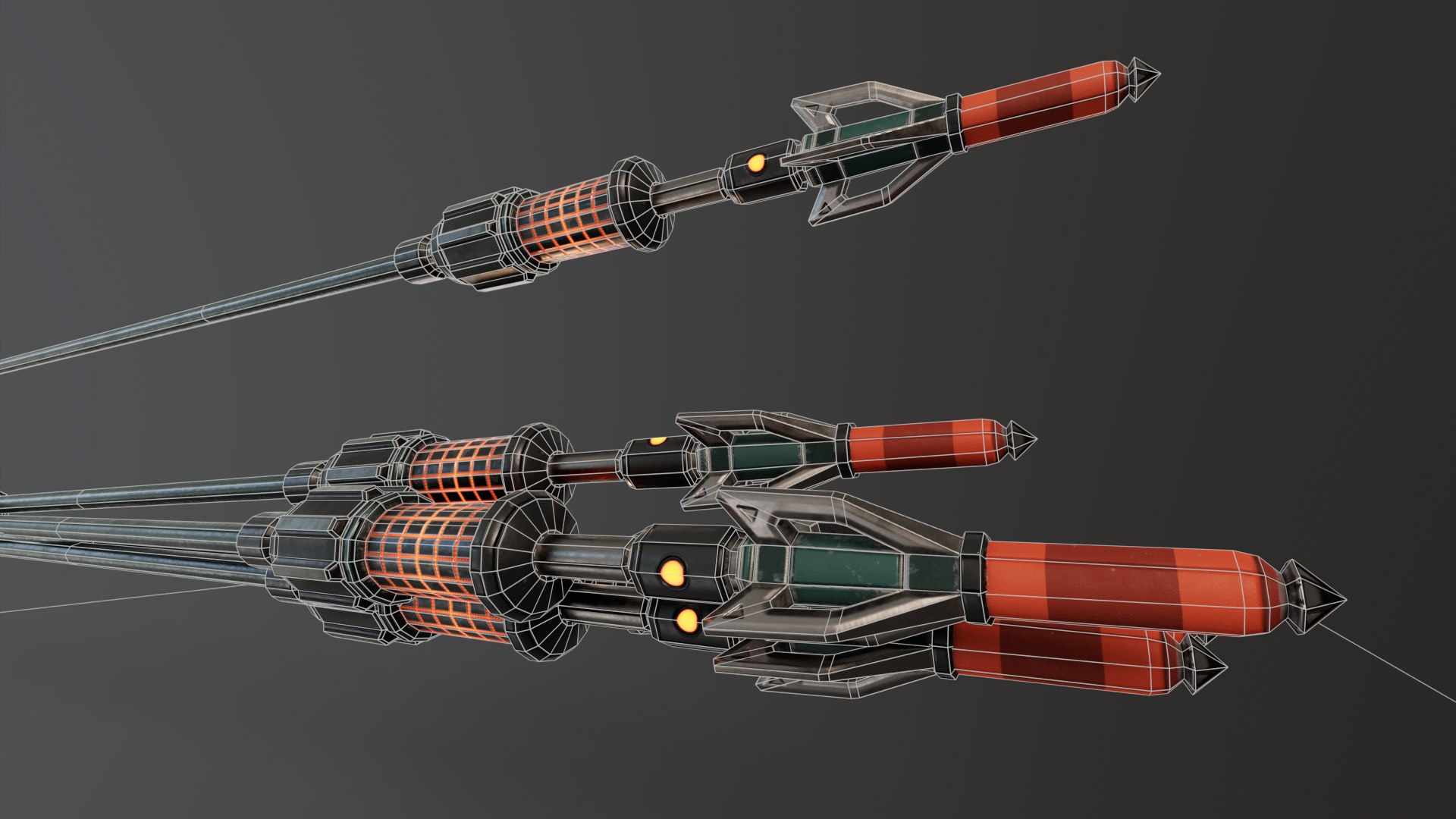 Sci-Fi Explosive Arrows 3D - TurboSquid 2279162