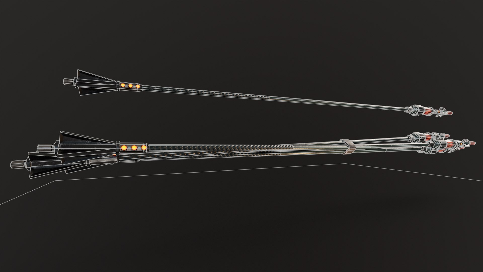 Sci-Fi Explosive Arrows 3D - TurboSquid 2279162