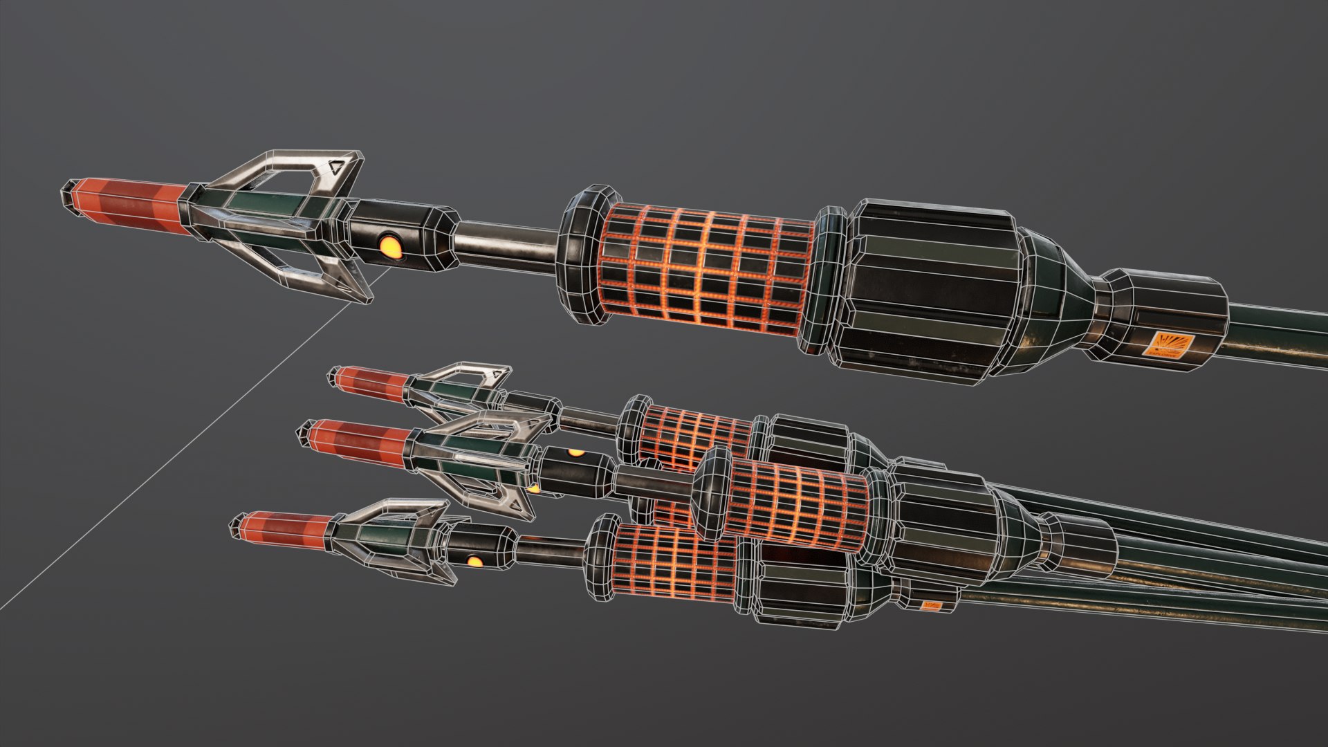 Sci-Fi Explosive Arrows 3D - TurboSquid 2279162