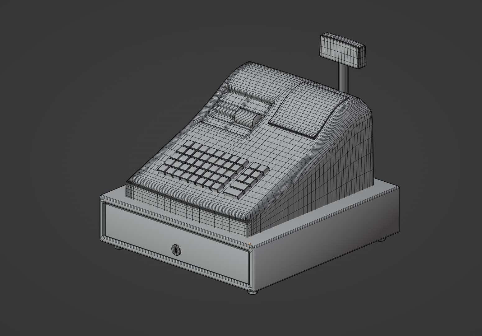 Cash Register Model - TurboSquid 2197925