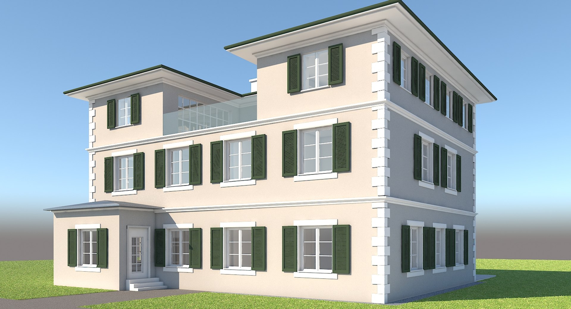 Building House Home 3d Obj
